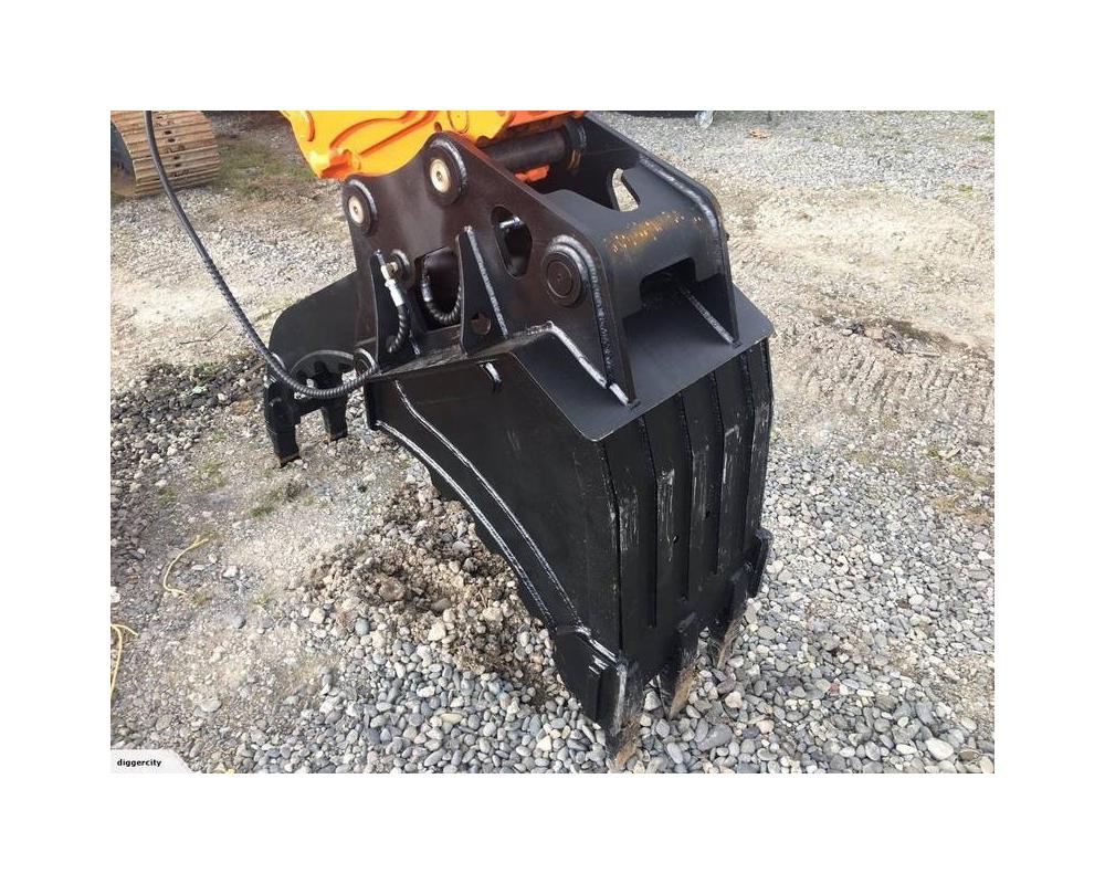 Excavator Grab Bucket 5-6T with Piping– Digger City